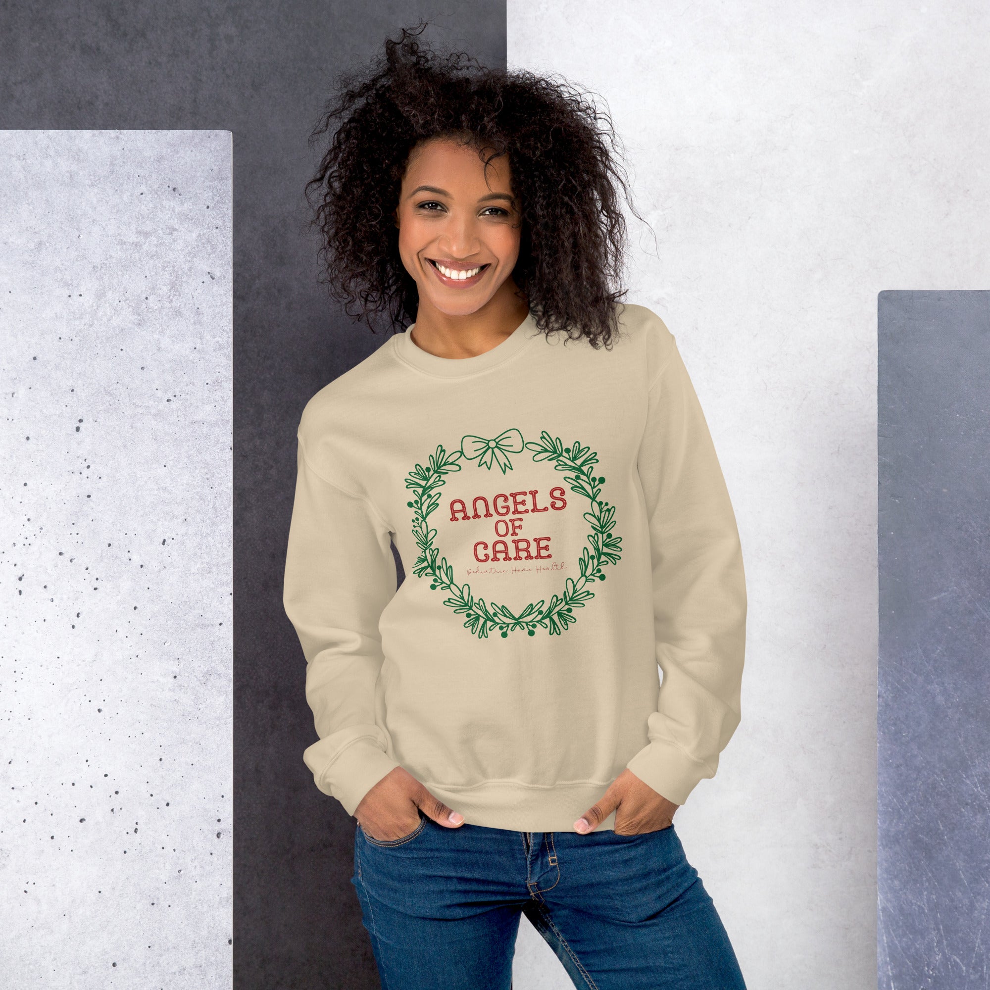 AOC Wreath Sweatshirt – Angel Wear